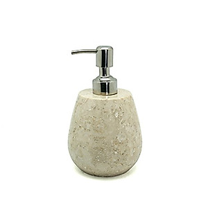 Creative Home Champagne Marble Boulder Liquid Soap Dispenser