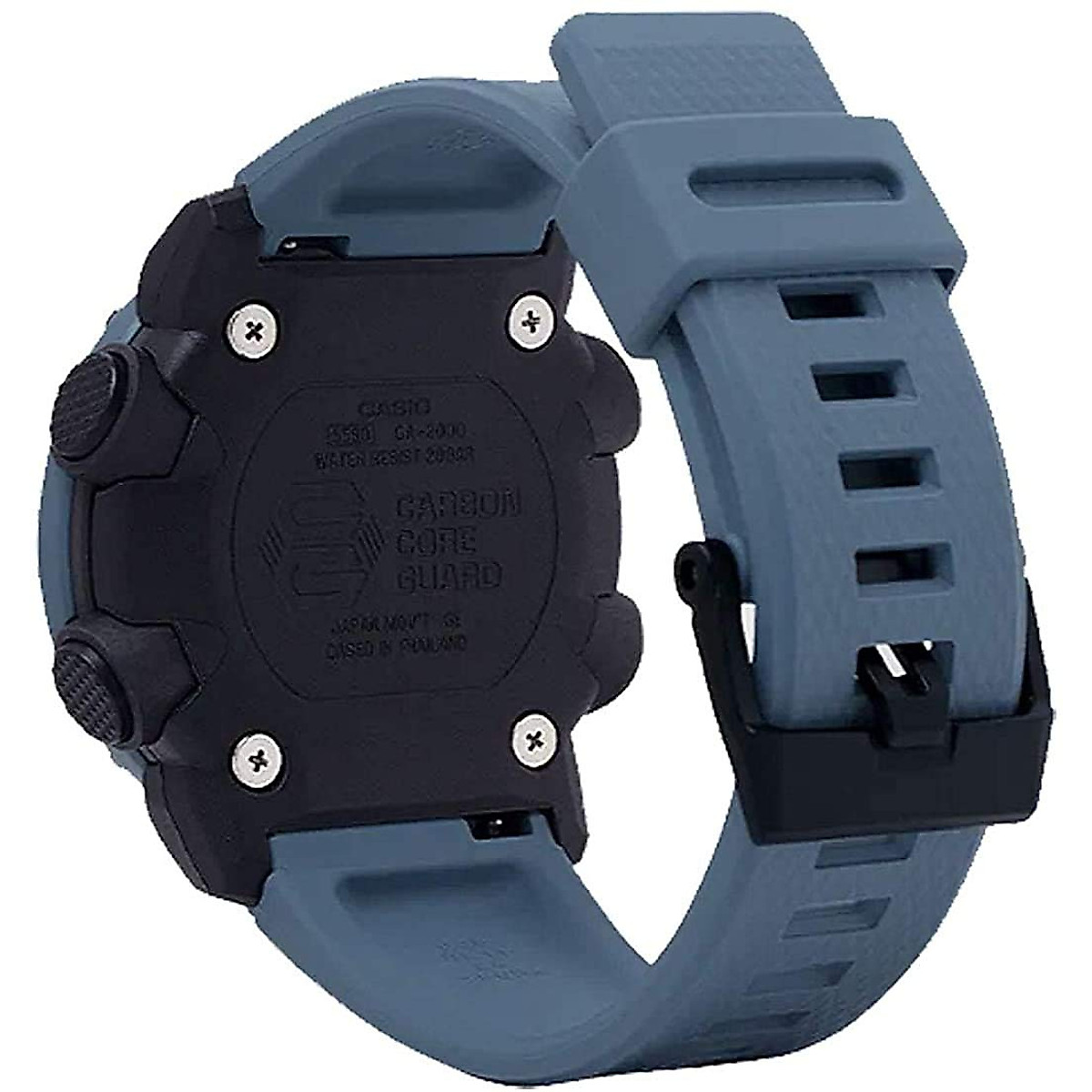 Casio Men's G-Shock Analog-Digital Carbon-Resin Blue Camoflauge Dial Watch GA2000SU-2A