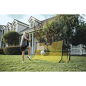 SKLZ Quickster Soccer Trainer Portable Soccer Rebounder Net for Volley, Passing, and Solo Training