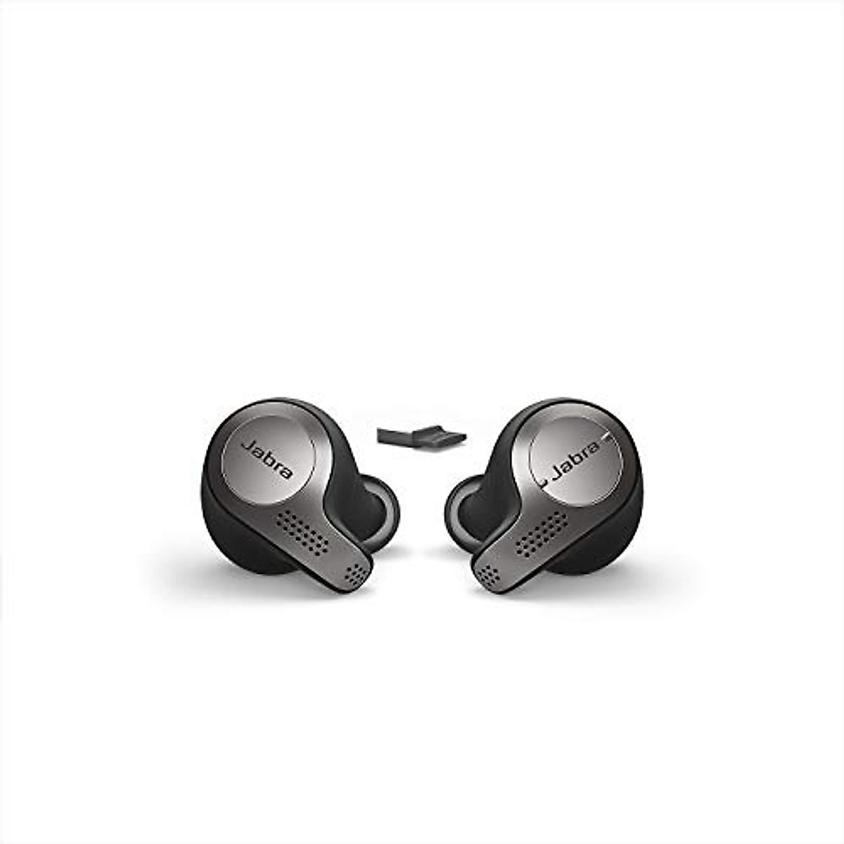 Jabra Evolve 65t True Wireless Bluetooth Earbuds, UC Optimized – Superior Call Quality and Connectivity – Passive Noise Cancelling Earbuds with up to 15 hours of Battery Life with Charging Case