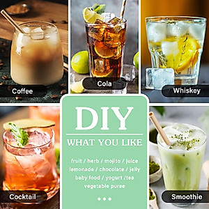 Ice Cube Tray for Freezer with Bin: Easy Release 1Inch Ice Cube Maker with Lid and Bin - Stacking Ice Making Tray with Covered Ice Bin - 3Pack Ice Tray for Freezing Herbs