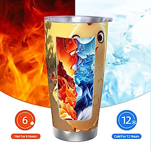 GDSHJKLW Chicken Chick Tumbler With Lid And Straw 20oz Stainless Steel Leakproof Travel Coffee Mug Double Wall Insulated Cup Gifts For Women Home Office