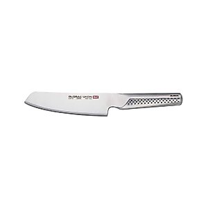 Global UKON Nakiri Knife With 14cm Square Tipped Blade, Vegetable Knife, CROMOVA 18 Stainless Steel