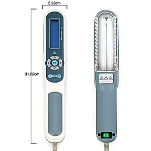 311nm Narro Band UV Phototerapy Lght Theapy Home Potothera Lam, LCD Timer Control with Ggle