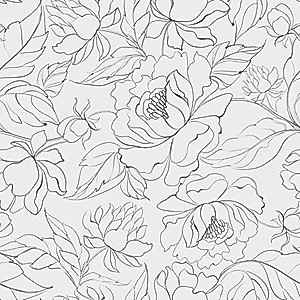 Snap-N-Store Storage Box 3-Piece Set, Small/Medium/Large, Hand Drawn Floral (SNS03327)