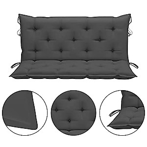 Indoor/Outdoor Bench Cushion,Fabric Garden Bench Cushion Chair Cushions 70.9"x19.7"x2.8",Cushion for Swing Chair Replacement Cushion Patio Chair Pads for Patio Furniture Home Office