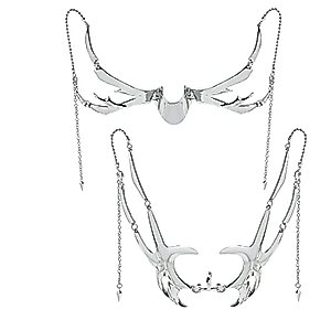 WDLYAN Cyberpunk Masquerade Mask for Women Men,Women Party Prom Metal Mask,-Gothic Liquid Irregular Mechanical Alien Fluid Face Accessories Earring (Mask Set)