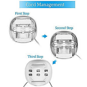 STANSTAR Wall Mount for TP-Link Deco M4/S4 Whole Home Mesh WiFi System, Sturdy Wall Mount Bracket, Cord Management Holder for Deco M4/E4/P9/S4 Without Messy Wires (2 Pack)