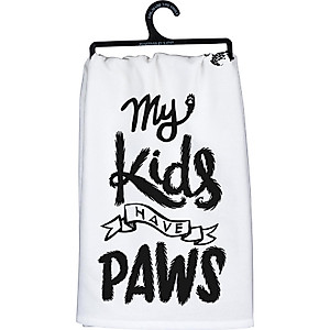 Primitives by Kathy Decorative Kitchen Towel - My Kids Have Paws