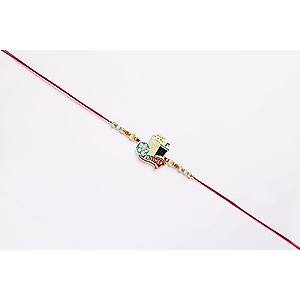 Embrace the Bond of Love: Exquisite Rakhi Collection for Cherished Siblings - Celebrate the Joyous Raksha Bandhan Tradition with Our Handcrafted Rakhi Designs | Rakhi for Brother and Bhabhi | Raksha Bandhan Rakhi | Bhaiya Bhabhi Rakhi | Rakhi Set