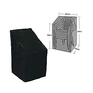 Waterproof Outdoor Stacking Chair Cover Garden Parkland Boat Seat Cover Barber Chair Patio Chairs Furniture Cover