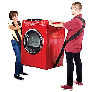 WEN Furniture Moving Dolly Two Pack + Shoulder Dolly Moving Straps - Safely Move Furniture and Heavy Objects