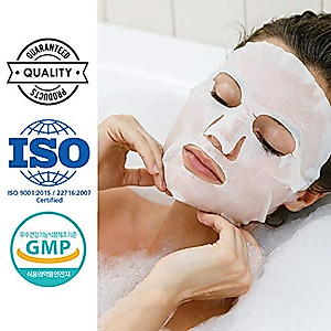 DERMAL KOREA Collagen Essence Full Face Facial Mask Sheet 16 Combo Pack B - Nature Made Freshly Korean Face Mask, The Ultimate Supreme Collection for Every Skin Condition Day to Day Skin Concerns