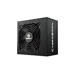 Enermax Cyberbron 500W Power Supply, 80 PLUS Bronze, Non-Modular PSU, Silent Fan, Black Flat Cable, ATX Compact 140mm Size, 5 Year Warranty
