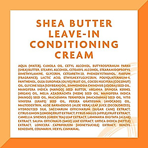 Cantu Leave-In Conditioning Cream for Natural Hair with Pure Shea Butter, 12 oz (Pack of 2) (Packaging May Vary)