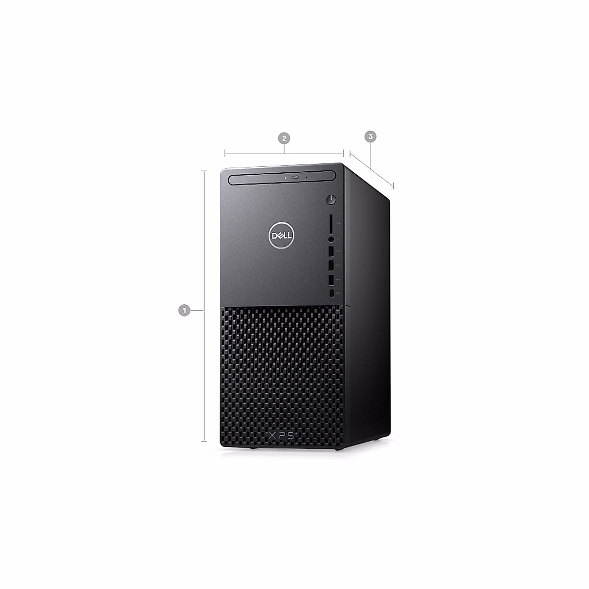 Dell XPS 8940 Desktop | Core i7-11700 - 1TB HDD + 512GB SSD Hard Drive - 32GB RAM - Nvidia GeForce RTX 3060 Ti | 8 cores @ 4.9 GHz - 8GB GDDR6 Win 10 Pro Black (Renewed)