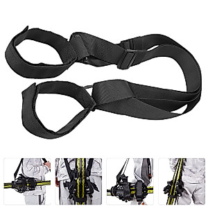 BESPORTBLE 2pcs Snowboard Straps Snowboard Shoulder Strap Ski Carrier Strap Backpack Accessories Adjustable Straps Pole Sling Strap Ski Pole Carrying Strap for Snowboard Ski Accessory