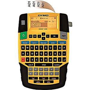 DYMO 1801611 Rhino 4200 Basic Industrial Handheld Label Maker, 1 Line, 4 3/50X8 23/50X2 6/25 (Dym1801611)