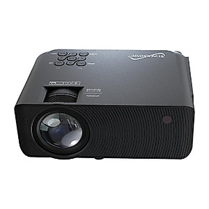 Supersonic SC-82P KIT Home Theater Projector Kit with 100” Screen, 3.97” HD Bluetooth Protable Projector, Stunning True Colors & Sharp Images, 7000 Lumens, Bluetooth Sound Bars, 1080p Support