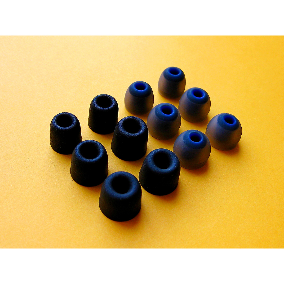 12pcs (BMF-B)- S/M/L Premium Memory Foam and Round Replacement Earbuds Ear Tips Compatible with Plantronics Backbeat Go 3 and Go 2 Wireless in Ear Earphones Headphones