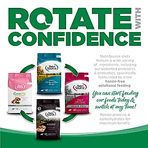 NutriSource Choice Dry Dog Food, Chicken and Barley, 30LB