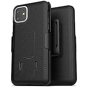 Encased iPhone 11 Belt Clip Case (DuraClip Series) Ultra Slim Cover with Holster (Black)