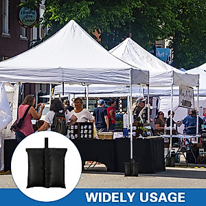 Sratte 12 Tent Weight Bags Canopy Weights Sand Bags Waterproof Canopy Tent Sandbags for Pop up Canopy Tent Legs Patio Gazebo Umbrella Base Pool Ladder Outdoor Sand Bags