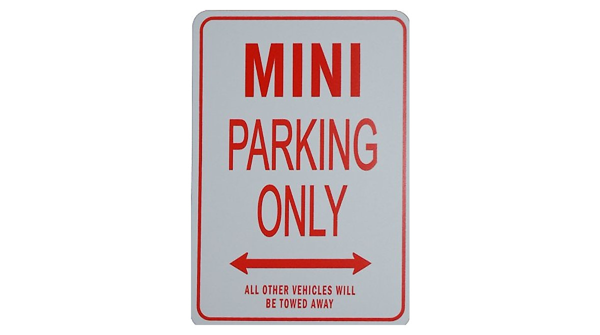 Mini Parking Only Sign - Fun Novelty Decor for Home & Office