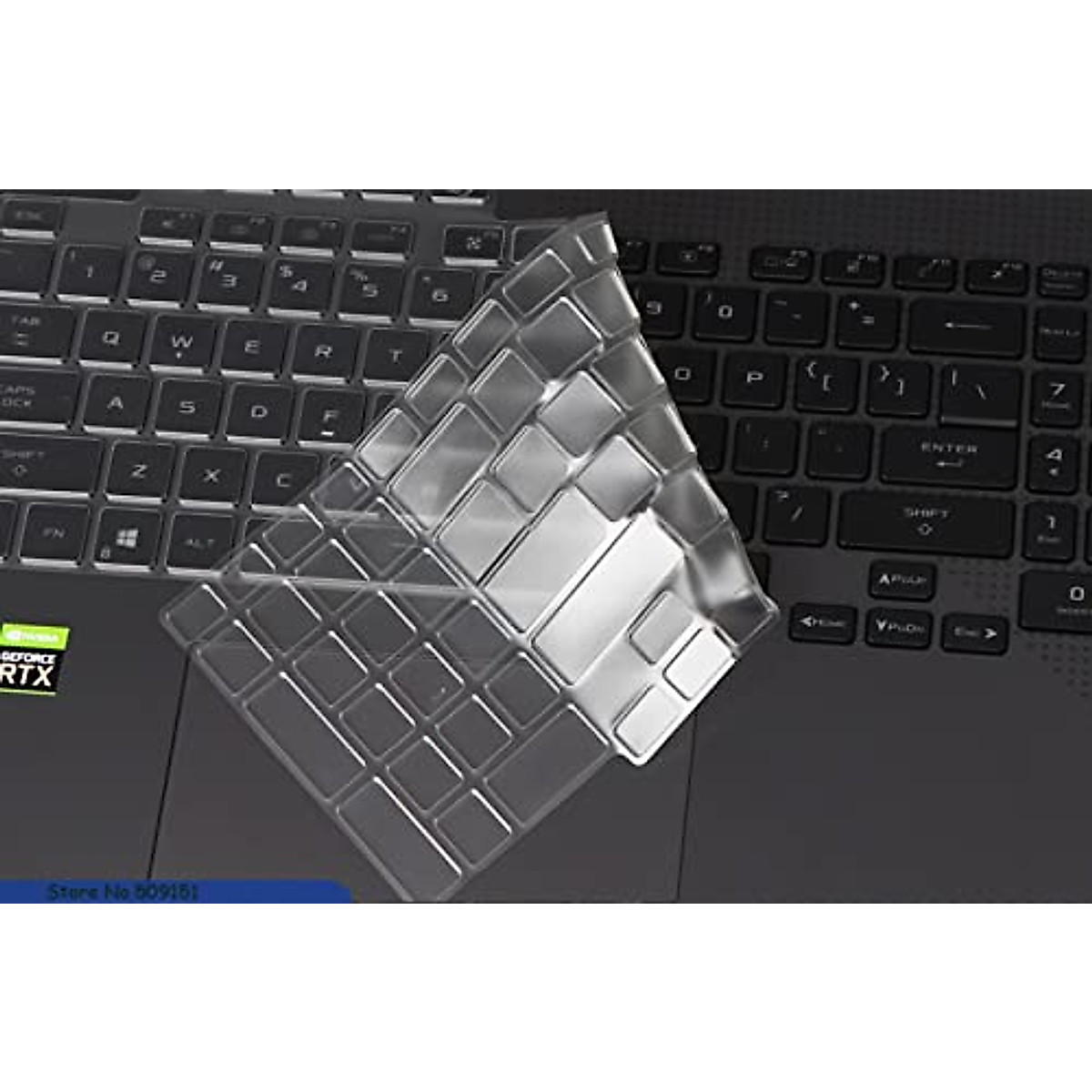 ZHAFG for Asus ROG Strix G17 G713 G713Q G713QR G713QM G713 QR QM 17.3 inch Gaming Laptop High Clear TPU Keyboard Cover Protector Skin (Size : TPU)