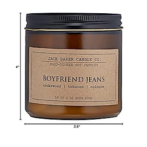 Jack Baker Candle Co. - 16 oz. Boyfriend Jeans Candle