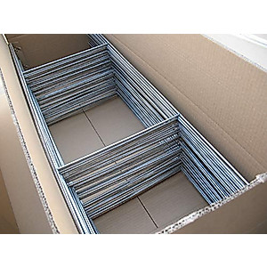 MTB H Frame Wire Stakes 20 x10-inch (Pkg of 10) 9ga Metal -Yard Sign Stakes for Advertising Board,Lawn Sign Holder