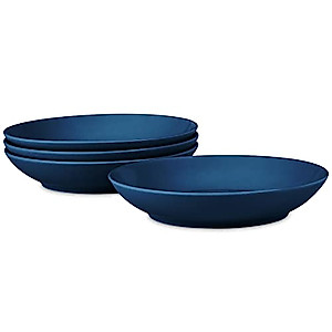 Noritake NoN Swirl Pasta Bowl, 9 1/2", 35 oz., Set of 4 in Blue