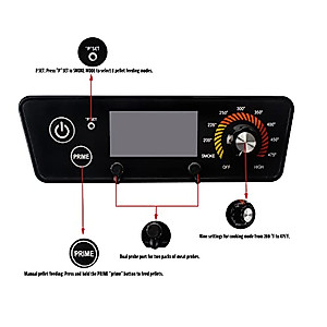 Digital Controller Board Repalacement Parts,Compatible with Pit Boss Wood Pellet Gill Classic Austin XL/Tailgater/Whiskey Still,with Meat Probe and Temperature Sensor.