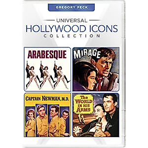 Universal Hollywood Icons Collection: Gregory Peck (Arabesque / Mirage / Captain Newman, M.D. / The World in His Arms) [DVD]