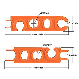 ELFCULB 2Pair Solar Spanner Wrench for Solar Connectors, Tool Kit Assembly Disconnect Removel Spanner for Solar Panel Connector PV Extension Cable Wire Kit