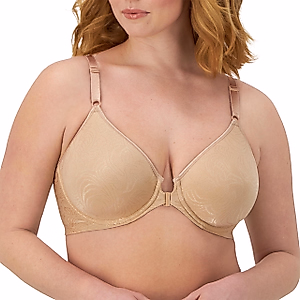 Bali Women's Comfort Revolution Front-Close Shaping Underwire Bra, Nude,40C