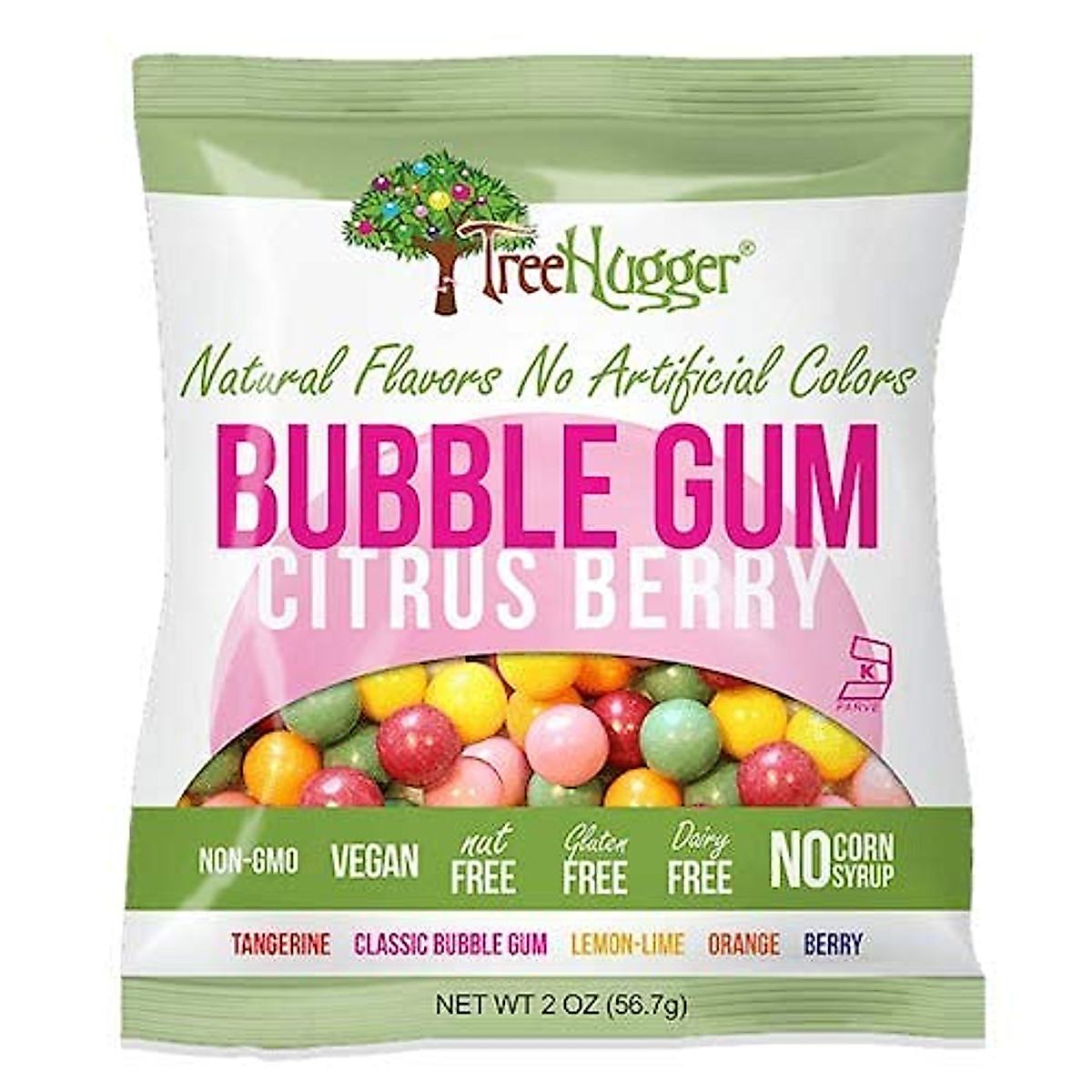 Tree Hugger Bubble Gum - Variety Pack - 2 Oz (4 bags)