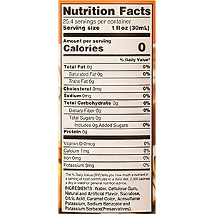 Jordan's Skinny Syrups Sugar Free Coffee Syrup, Pumpkin Spice Flavor Drink Mix, Zero Calorie Flavoring for Chai Latte, Protein Shake, Food & More, Gluten Free, Keto Friendly, 25.4 Fl Oz, 1 Pack