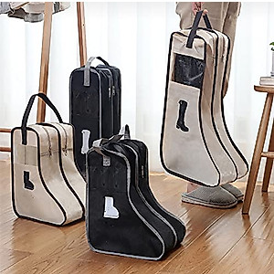 WITERY Boots Shoe Bag Travel Organizer Storage Cube-Portable Waterproof Shoe Bags Organizer Dust Cover Protector Bag Under Bed Wardrobe Organizer