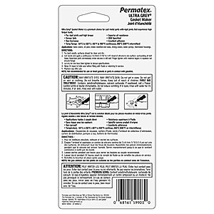 PERMATEX Ultra Grey RTV Gasket Maker