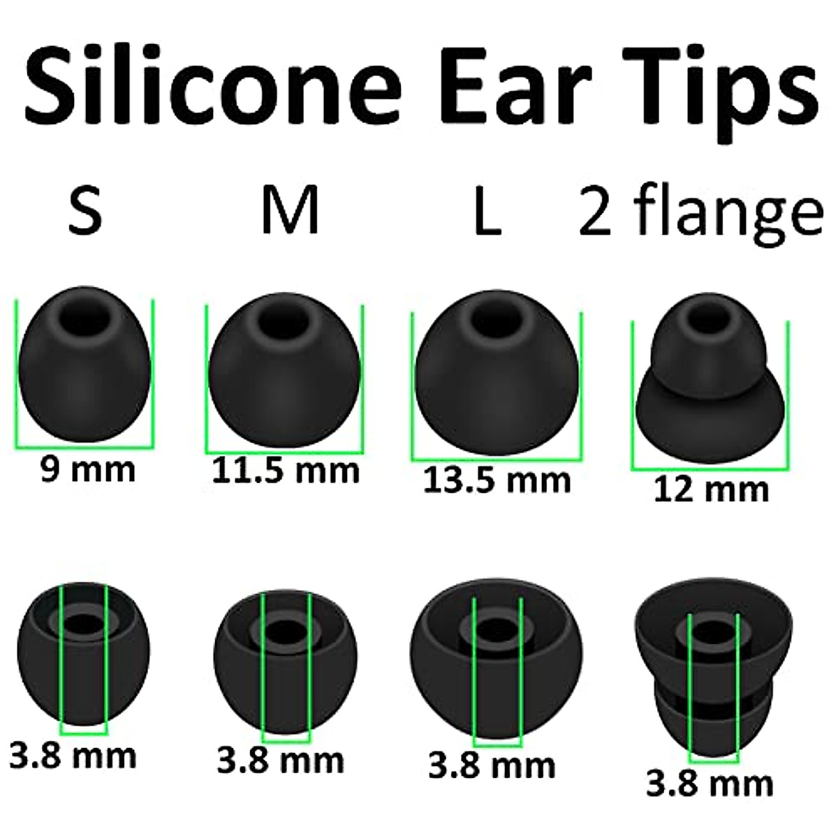 A-Focus [8 Pairs] WF-1000XM5 WF-1000XM4 Ear Hooks Tips 【 Memory Foam & Silicone 】 Soft Replacement Comfortable Earbud Tips Wingtip Compatible with Sony WF-C700N WF-C500, 23515H