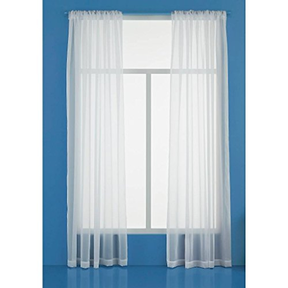 Room Essentials Sheer Window Panel 60"x63" White