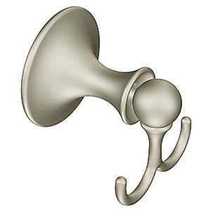 Moen DN7703BN Lounge Robe Hook, Brushed Nickel
