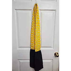 Bumble Bee Neck Towel, Yellow & Black Kitchen Boa, Neck Apron, Kitchen Neck Scarf, Kitchen Scarf, Baker’s Boa, Chef’s Towel, Cooking Towel, Grilling Towel, Gifts under $25