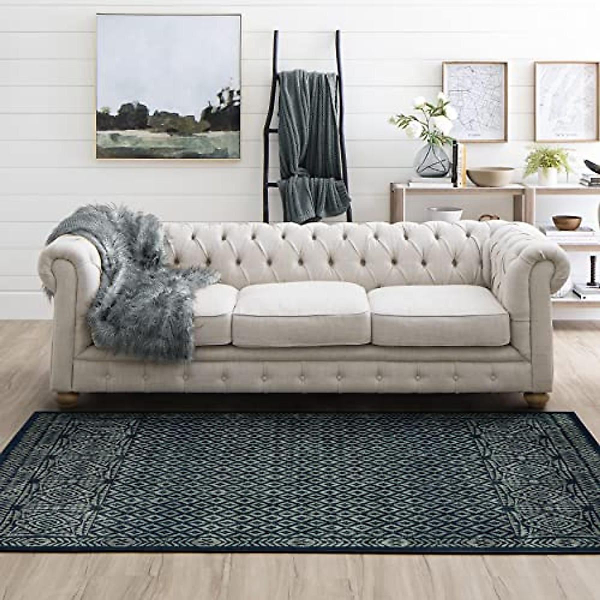 Mohawk Home Caspian Navy 8' x 10' Area Rug
