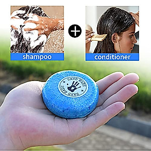 Argan Oil Macadamia Oil Shampoo bar 2 in 5 shampoo and conditioner, Vegan Solid Bars For All Hair Types-Beamarry