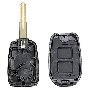 Keyecu Remote Key Shell Case Fob for Renault Duster Trafic Clio 4 Master 3 Logan Dokker