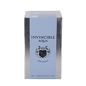 Invincible Aqua by Mirage Brands - Eau De Toilette - Men's Perfume - 3.4 Fl Oz