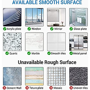 Suction Cup Adhesive Hooks - Quntis 2 Pack Large Suction Adhesive Hooks Heavy Duty Clear Shower Hooks Kitchen Bathroom Window Wall Hooks for Hanging Towel Bathrobe Loofah Sponge Christmas Wreath Key