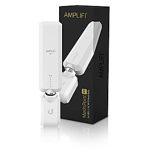 AmpliFi HD WiFi MeshPoint by Ubiquiti Labs, Seamless Whole Home Wireless Internet Coverage, Replace WiFi Range Extenders, Expand Mesh WiFi System, Add to AmpliFi or Third Party Routers (Renewed)